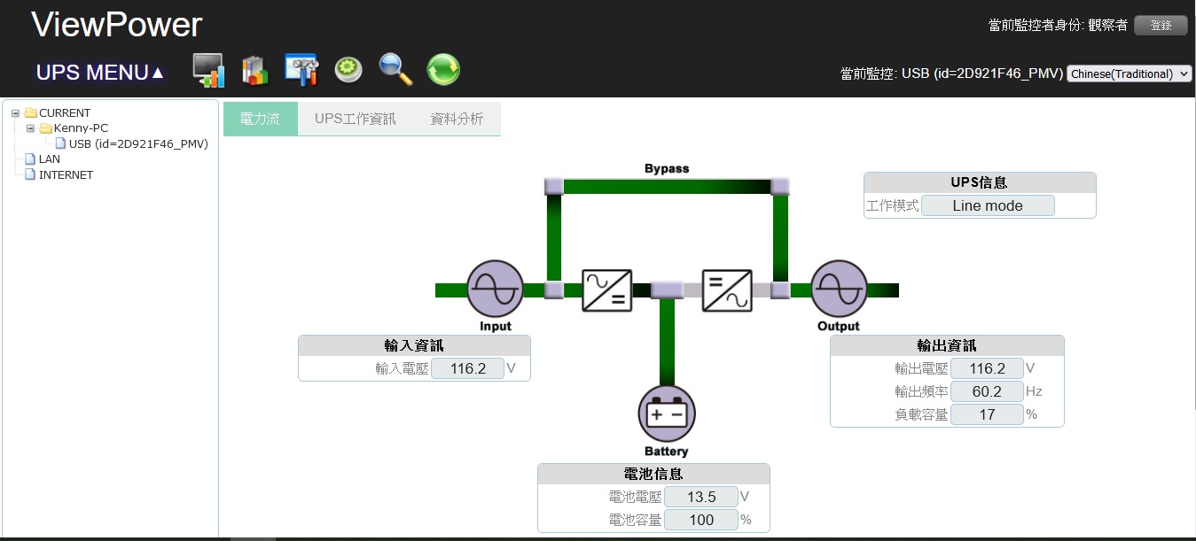 不斷電 UPS 監控軟體 ViewPower – 忠碁科技有限公司